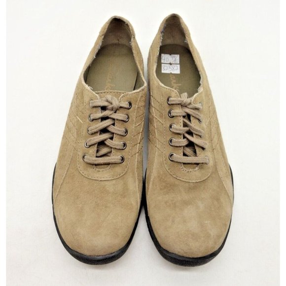 Clarks | Shoes | Clarks Brown Suede Leather Lace Up Oxford Casual Shoes ...